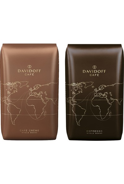 Tchibo Davidoff Kahve Krem Çekirdek Kahve 500GR + Tchibo Davidoff Kahve Espresso Çekirdek Kahve 500GR