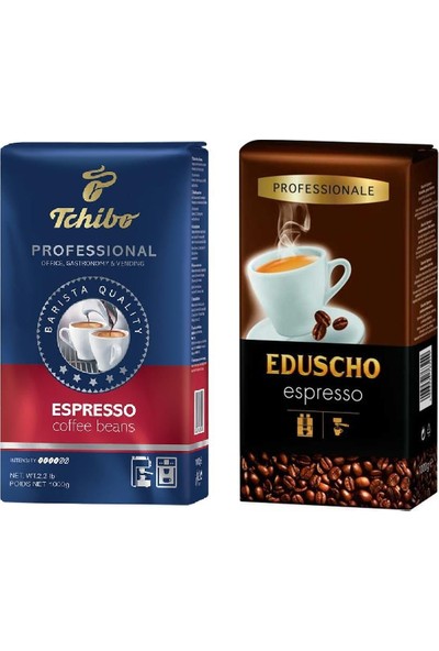 Tchibo Profesional Espresso Çekirdek Kahve 1kg + Tchibo Eduscho Profesional Espresso Çekirdek Kahve 1 kg Tchibo Profesional Espresso Çekirdek Kahve 1kg + Tchibo Eduscho Profesional Espresso Çekirdek Kahve 1 kg