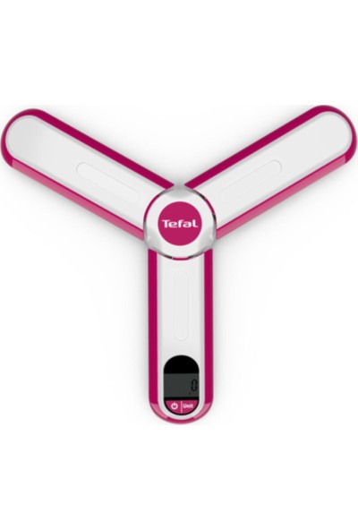 Tefal BC5400V0 Ingenio Katlanılabilir Mutfak Tartısı [ Pembe - Beyaz ] - 2100110425