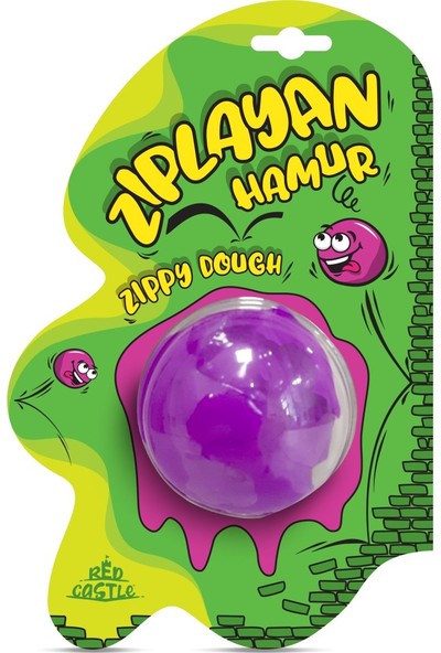 Red Castle Zıplayan Hamur Slime Mor ZDB130 Red Castle Zıplayan Hamur Slime Mor ZDB130
