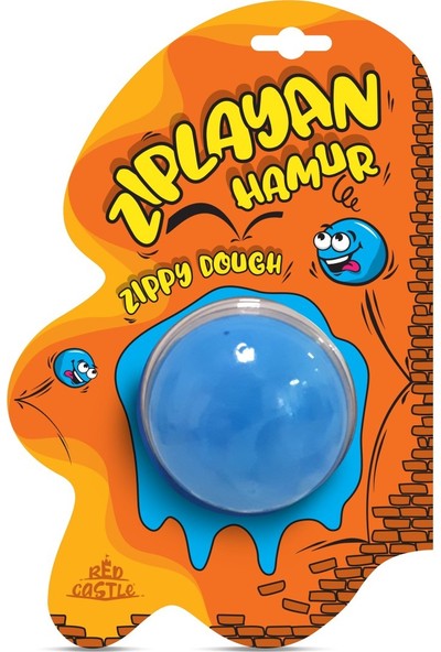 Red Castle Zıplayan Hamur Slime Mavi ZDB131 Red Castle Zıplayan Hamur Slime Mavi ZDB131