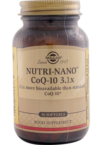 Solgar Nutri-Nano Coq-10 3.1X50 Kapsül Fiyatı - Taksit Seçenekleri