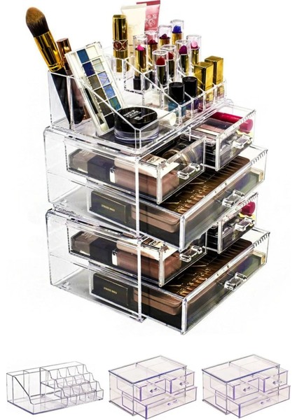 Meleni Home Meleni Home 5 Katlı 6 Çekmeceli Makyaj Düzenleyici Set ...