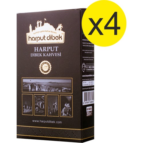 Harput Dibek Kahvesi 200 gr x 4'lü Fiyatı - Taksit Seçenekleri
