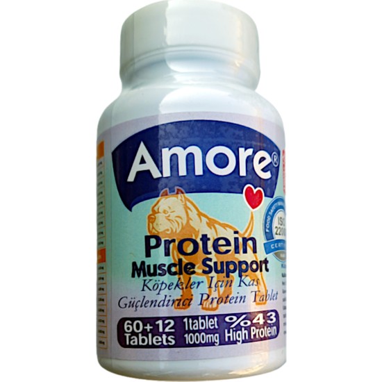 Amore Köpek Kas Desteği Protein Vitamin Xl Tableti 72 Adet Fiyatı