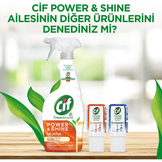 Cif Power Shine Cleanboost Sprey Temizleyici Banyo İçin Fiyatı