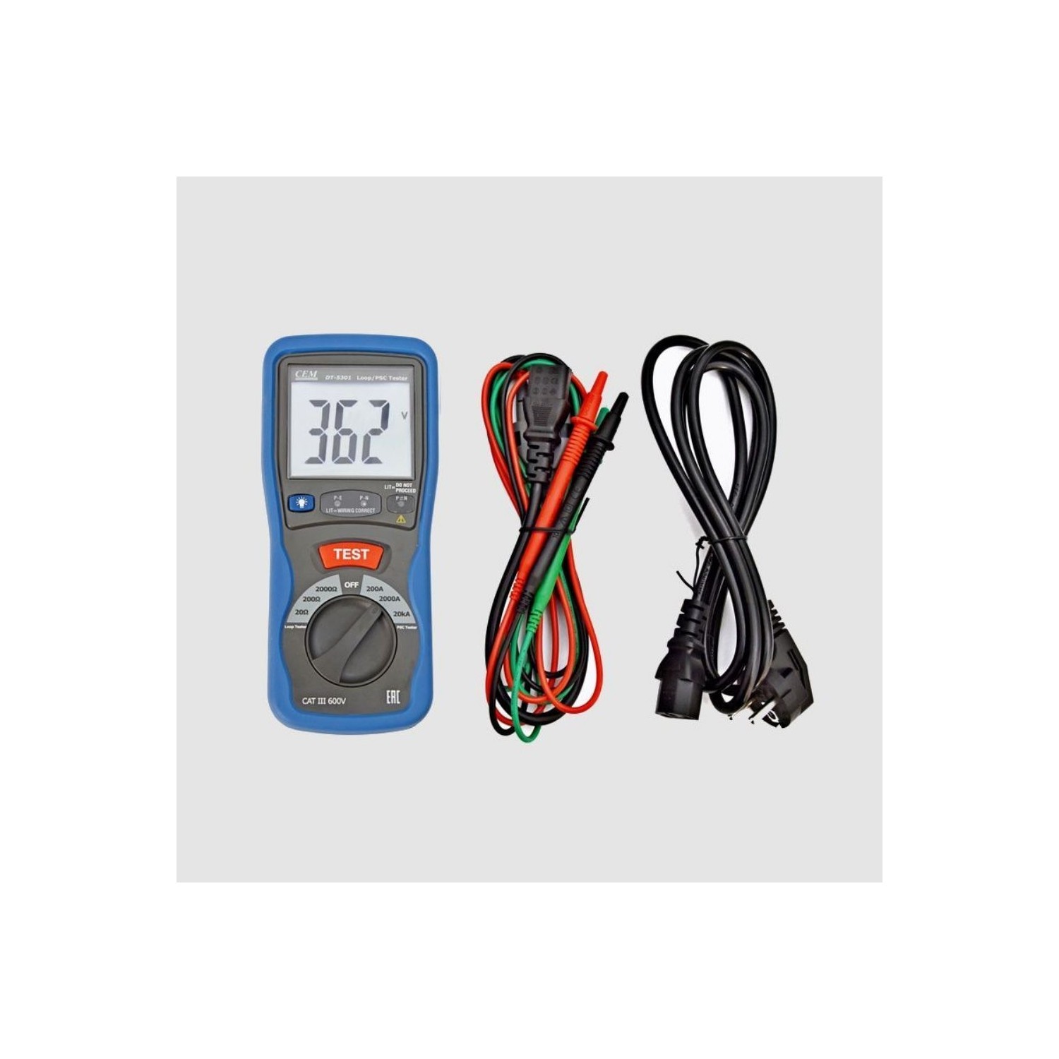 Cem DT-5301 Kazıksız (Prizden) Topraklama Direnci Ölçer Fiyatı