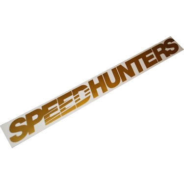 BS.Elektronik Speedhunters Sticker Gold Araba Sticker