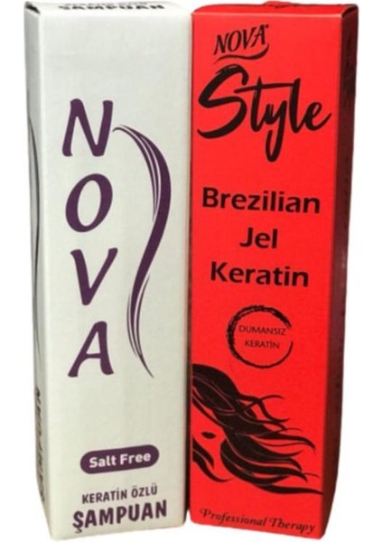 Nova Style Brezilya Jel Keratin 1000 Ml+Keratin Özlü Tuzsuz Fiyatı