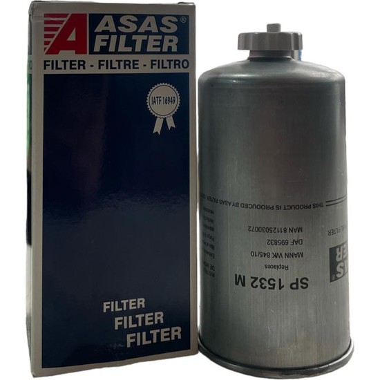 Asas Filter Şase Filtresi Musluklu SP1532M Fiyatı