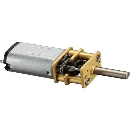 12V 2000 Rpm Redüktörlü Mikro Dc Motor N20 12MM Fiyatı