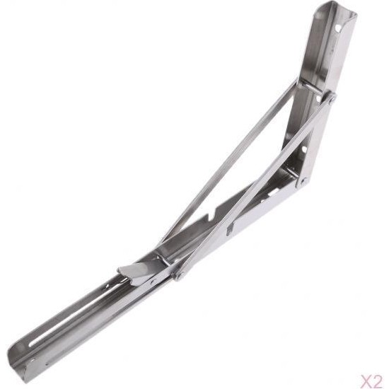 Dharry 2pcs 304 Paslanmaz Çelik Katlanır Tekne Tezgah Raf Fiyatı