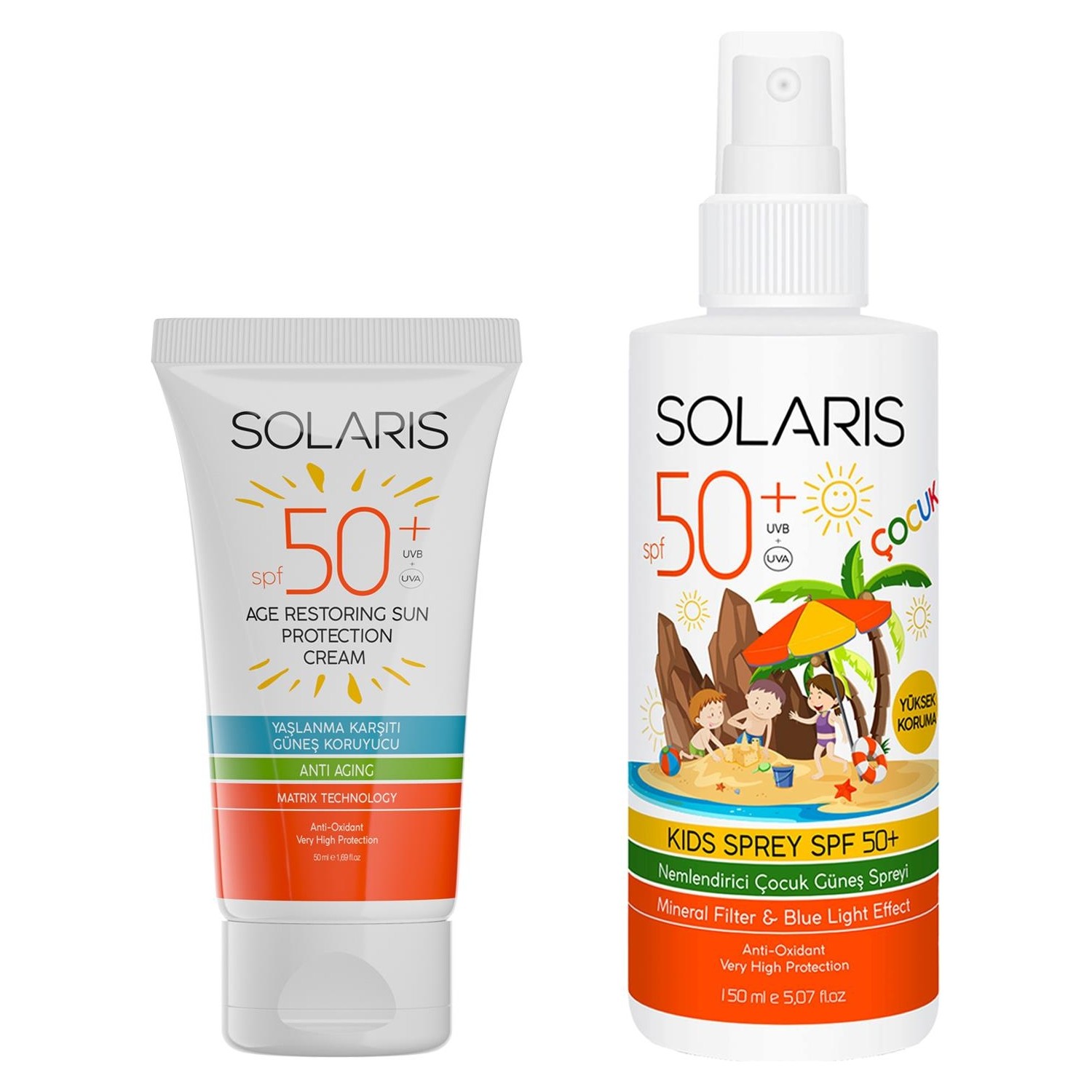 Solaris Güneş Kremi Spf 50+ (50 Ml) ve Çocuk Güneş Kremi Fiyatı