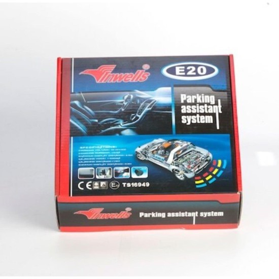 Inwells Sesli Park Sensörü E20 Siyah Fiyatı - Taksit Seçenekleri