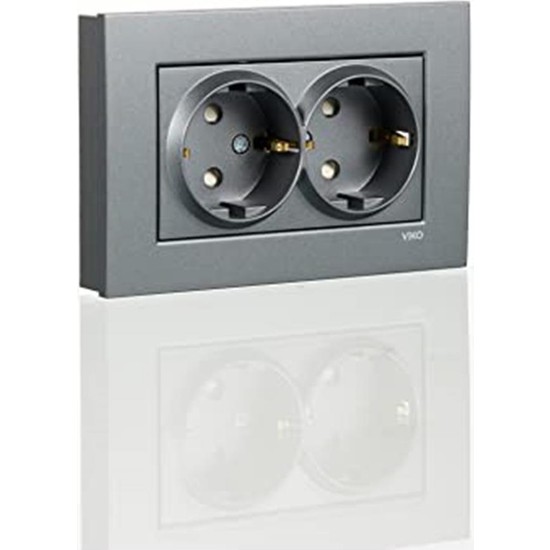 Viko Novella Füme Ikili Toprakli Priz Çocuk Koruma Fiyatı