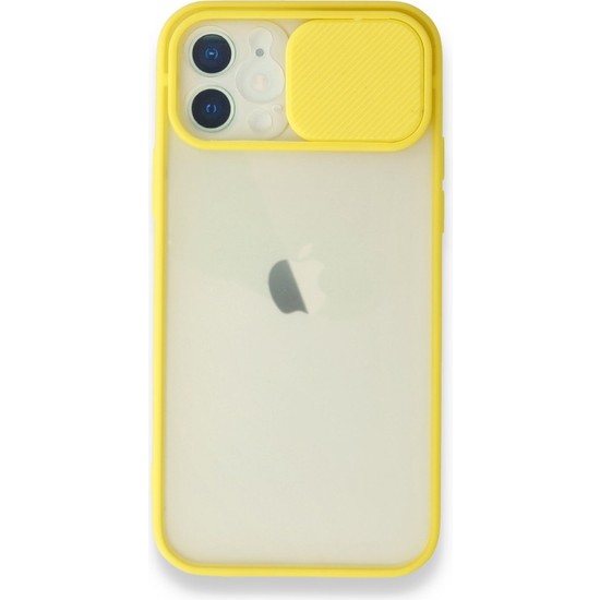 DemDem-TG iPhone 12 Kılıf Palm Buzlu Kamera Sürgülü Silikon Fiyatı