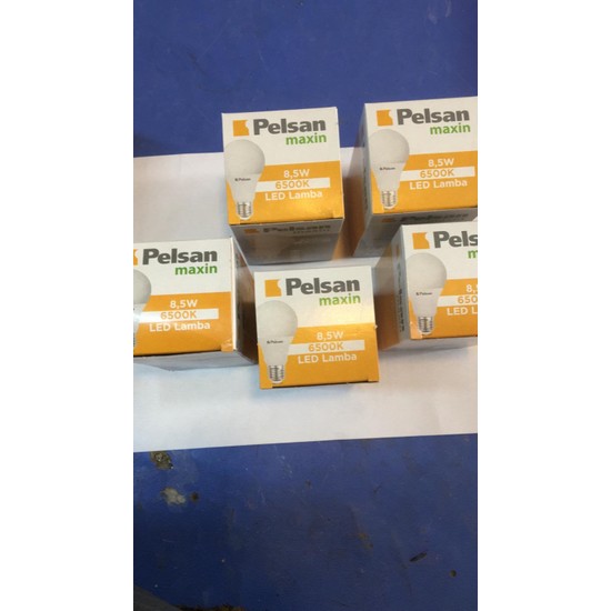 Pelsan LED Ampül 8,5 Watt Pelsan 5li paket Fiyatı