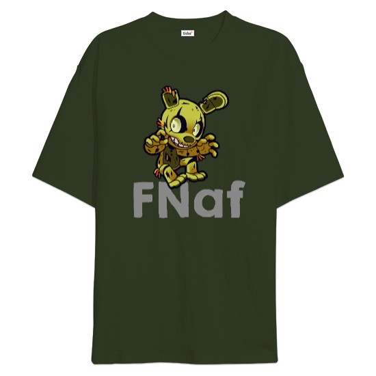 Tisho Fnaf Five Nights At Freddys V2 Haki Yeşili Oversize Fiyatı
