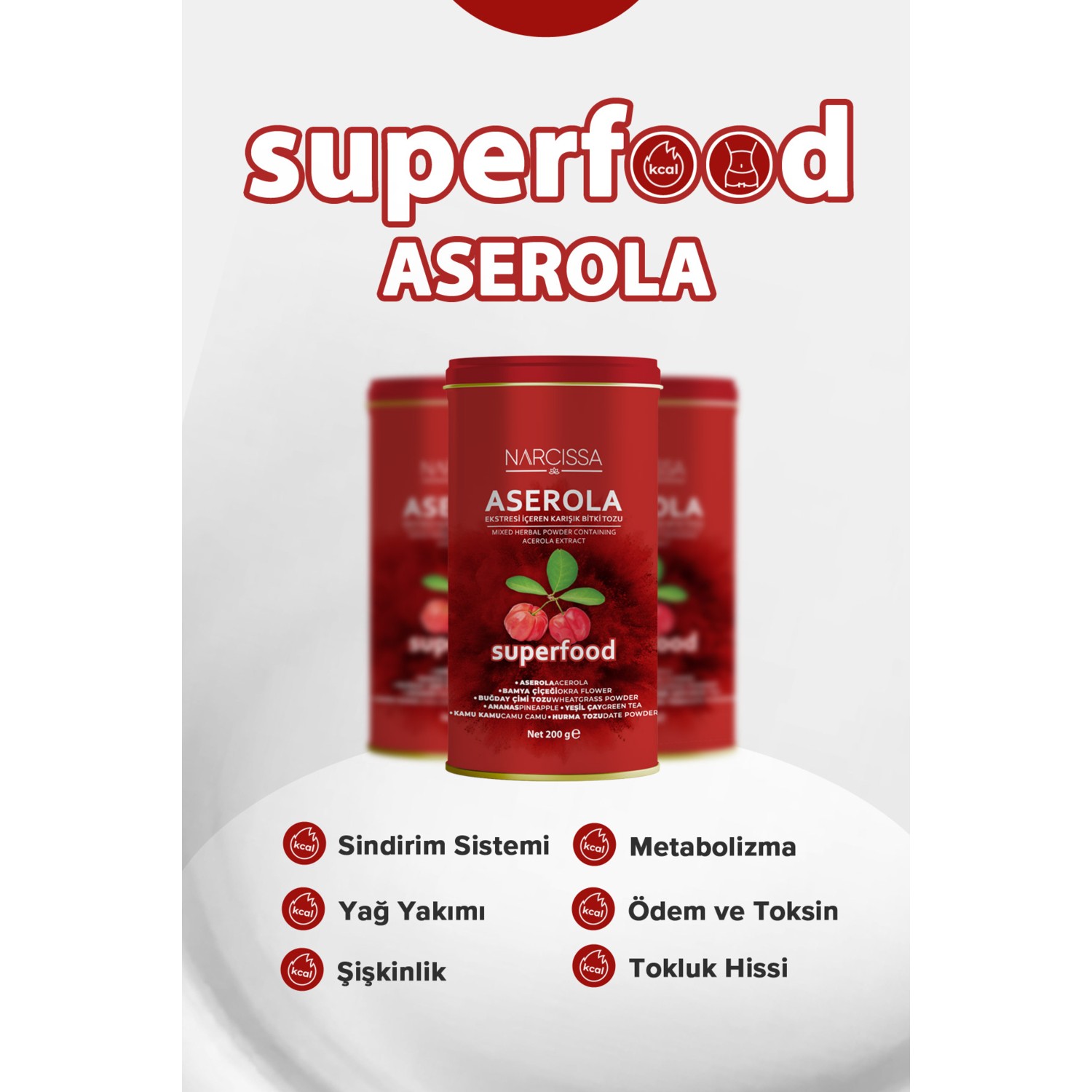 Narcissa Aserola Ekstresi Içeren Karışık Bitki Tozu Fiyatı