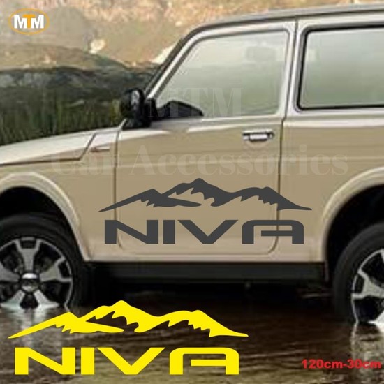 Hellove Lada Niva Dağ Off Road Oto Sticker 1 Adet Fiyatı