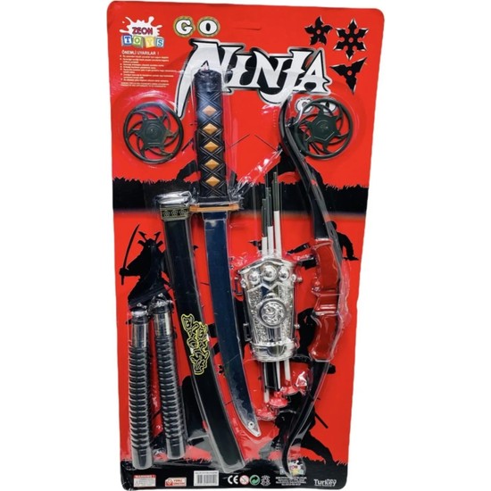 Ninja Set Kılıç/katana, Mınçıka, Ok ve Yay Samuray Oyuncak Fiyatı