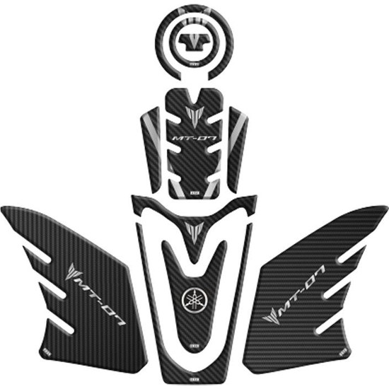Gogomoto Yamaha MT07 2021 - 2023 Uyumlu Tank Pad Set 001 Fiyatı
