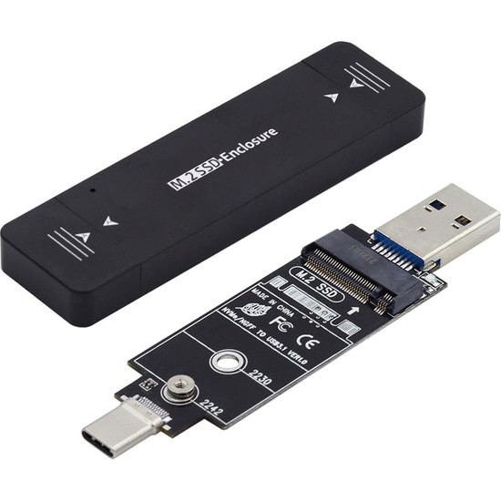 Nvme SSD Kutusu M2 Nvme SSD Kutusu Type-C USB Bağlantılı Nvme SSD Typec Kutu USB Nvme Kutu 4.2 cm