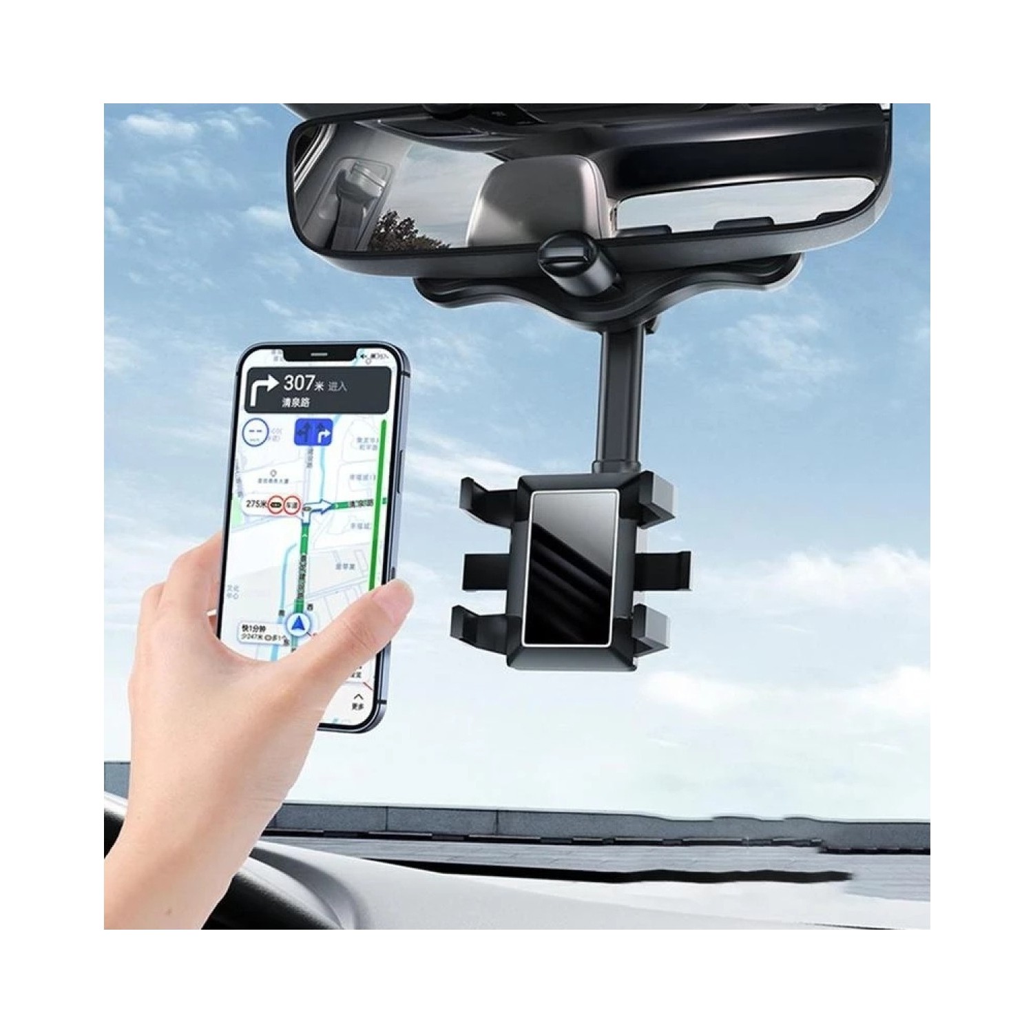 Asfal Araç İçi Dikiz Aynası Telefon Tutucu Fiyatı