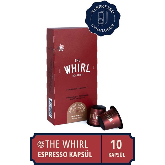 The Whirl Espresso Medium Kapsül Kahve 10 Kapsül Fiyatı