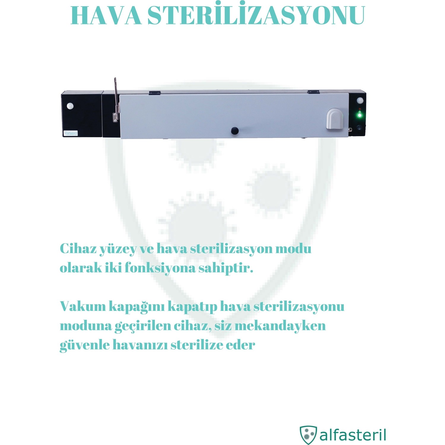 Alfa Steril Uvc Lamba Yüzey ve Hava Sterilizasyon Cihazı 41W Fiyatı