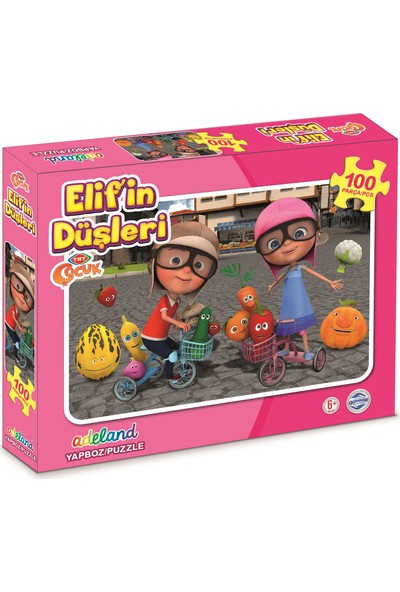 Adeland Trt Elif'in Düşleri Kutulu Puzzle 100'lü