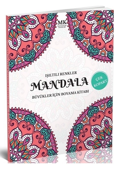 Büyükler İçin Boyama Kitabı Mandala Işıltılı Renkler Büyükler İçin Boyama Kitabı Mandala Işıltılı Renkler