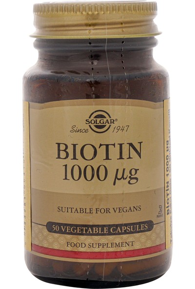 Solgar Biotin 1000 Mcg 50 Kapsül