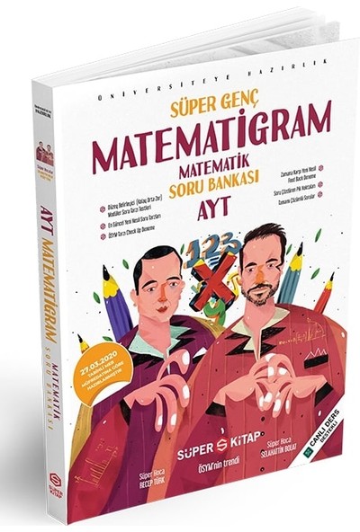 Süper Kitap AYT Matematik: Süper Genç Matematigram Soru Bankası - Recep Türk Süper Kitap AYT Matematik: Süper Genç Matematigram Soru Bankası - Recep Türk
