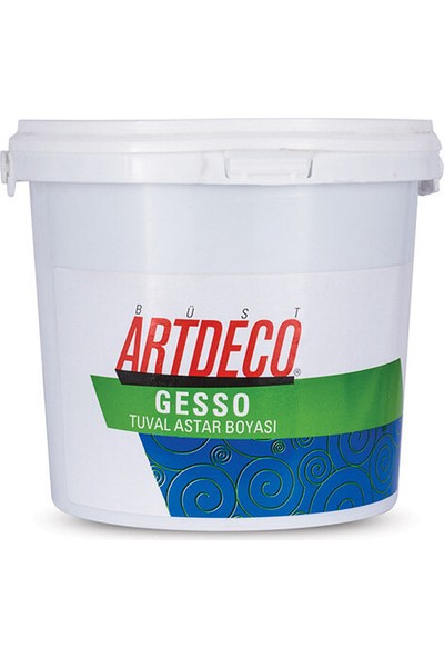Artdeco BEYAZ Gesso Tuval Astar Boyası 1000 ml. Artdeco BEYAZ Gesso Tuval Astar Boyası 1000 ml.