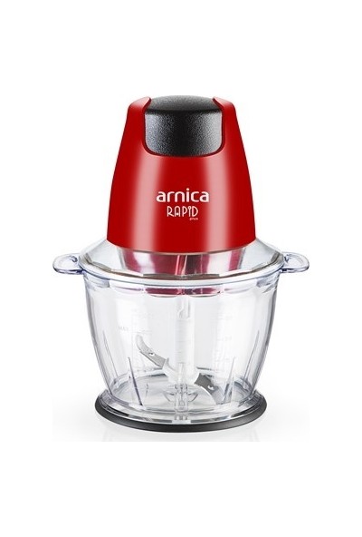 Arnica Rapid Plus 500 W Mini Doğrayıcı Kırmızı GH21132 Arnica Rapid Plus 500 W Mini Doğrayıcı Kırmızı GH21132