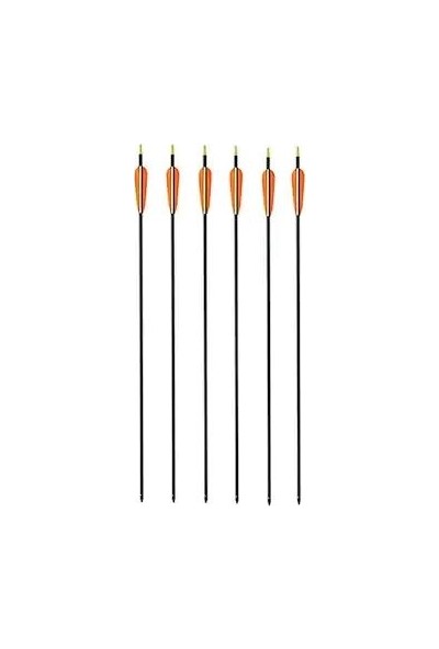 Ek Archery 30'' Karbon Değişebilir Çelik Uçlu Avcı Oku 6 Adet Ek Archery 30'' Karbon Değişebilir Çelik Uçlu Avcı Oku 6 Adet