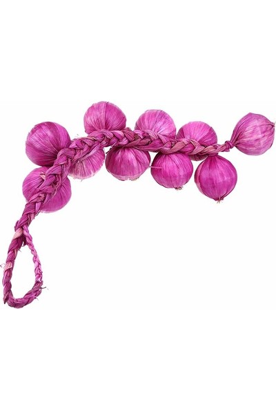 Nettenevime Yapay Soğan Salkımı Kırmızı Yapay Sebze