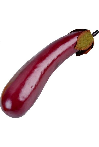 Nettenevime Yapay Sebze Patlıcan Dekoratif Sahte Patlıcan