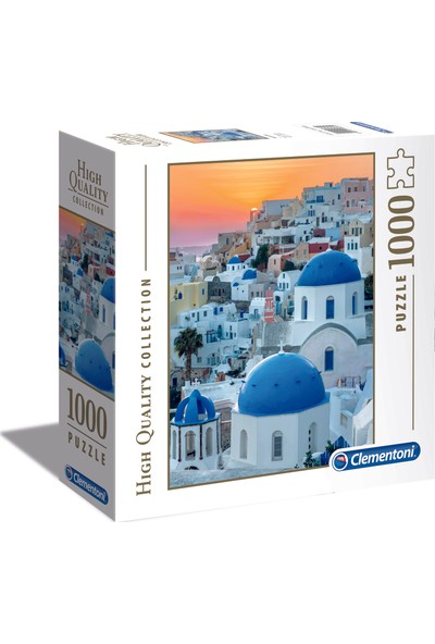 Clementoni - 1000 Parça High Quality Yetişkin Puzzle - Santorini Clementoni - 1000 Parça High Quality Yetişkin Puzzle - Santorini