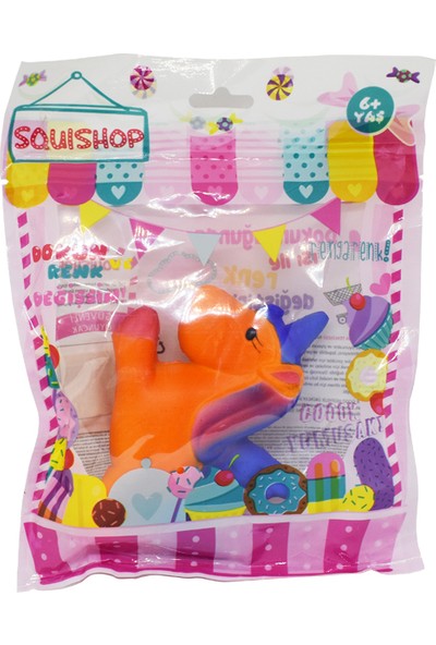 Squi Shop Unicorn Renk Değiştiren Squishy