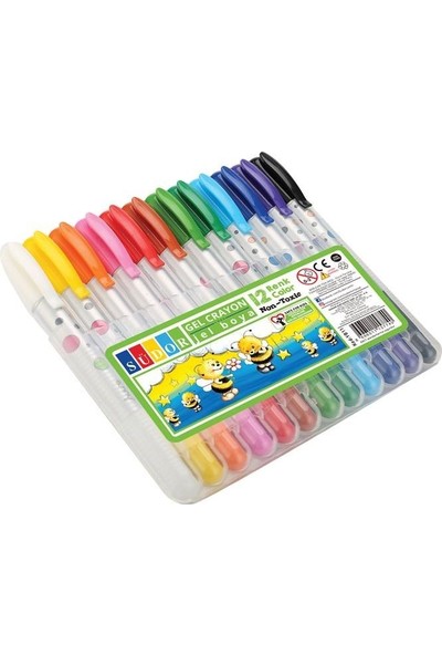 Südor Jel Boya Plastik Kutu 12'li