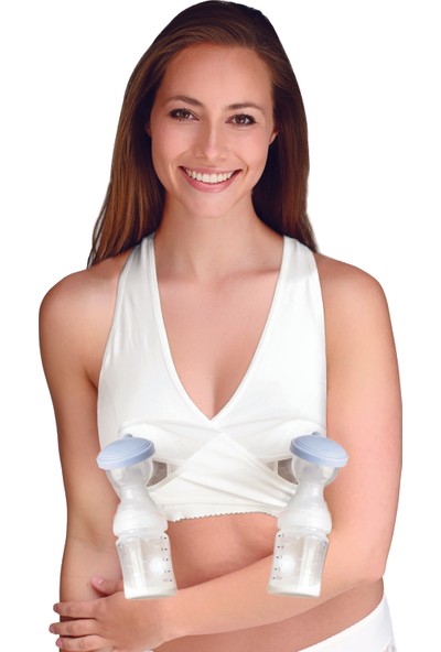 MYCey Emzirme ve Pompa Sütyeni M Ecru