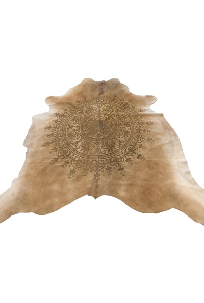 Bienna Fur Hakiki Dana Deri Halı 160 x 210 cm