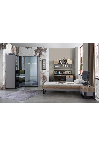İnegölsofa Corner Köşe Dolaplı Genç Odası