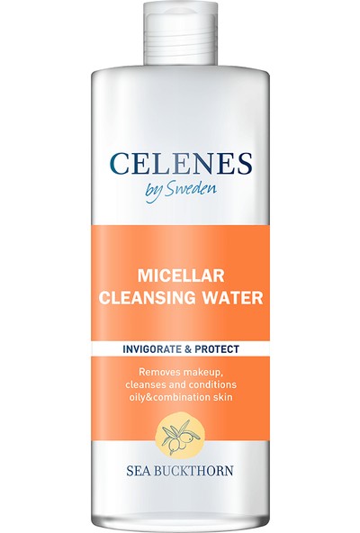 Celenes By Sweden Sea Buckthorn Misel Temızleme Suyu 250 ml Yağlı - Karma Celenes By Sweden Sea Buckthorn Misel Temızleme Suyu 250 ml Yağlı - Karma