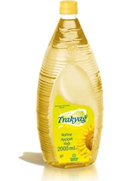Trakyağ Rafine Ayçiçek Yağı 2000 ml Trakyağ Rafine Ayçiçek Yağı 2000 ml