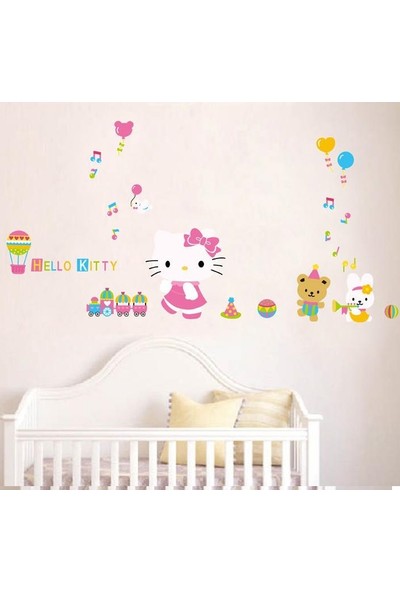 Crystal Kids Hello Kitty Çocuk Odası Duvar Sticker
