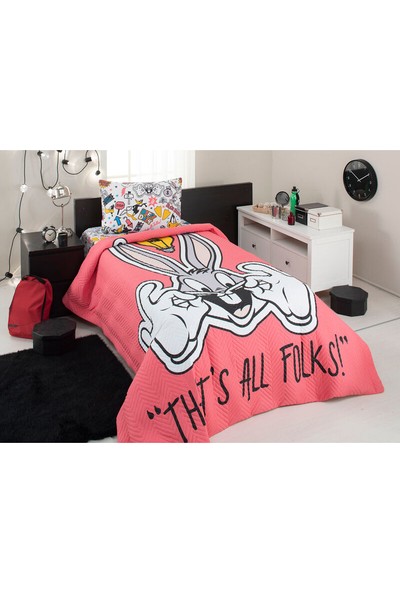 Özdilek Bunny Smile Tek Kişilik Lisanslı Kapitone Nevresim Takımı Kırmızı Özdilek Bunny Smile Tek Kişilik Lisanslı Kapitone Nevresim Takımı Kırmızı