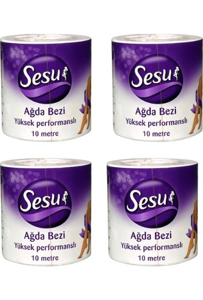 Sesu Ağda Bezi Yüksek Performanslı 10 Metre 4 Adet Sesu Ağda Bezi Yüksek Performanslı 10 Metre 4 Adet